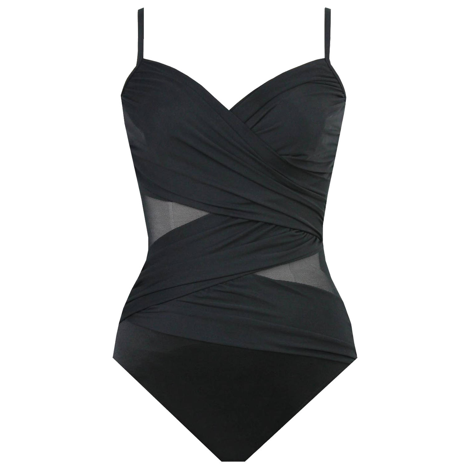 Underwire shaping one-piece swimsuit Mystify Miraclesuit Network