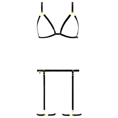 Atelier Amour 2 pieces lingerie set Insoutenable Légèreté Black