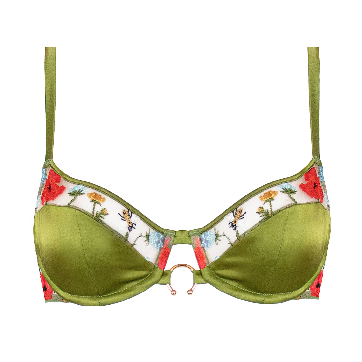 Silk balconette bra Studio Pia Cerelia