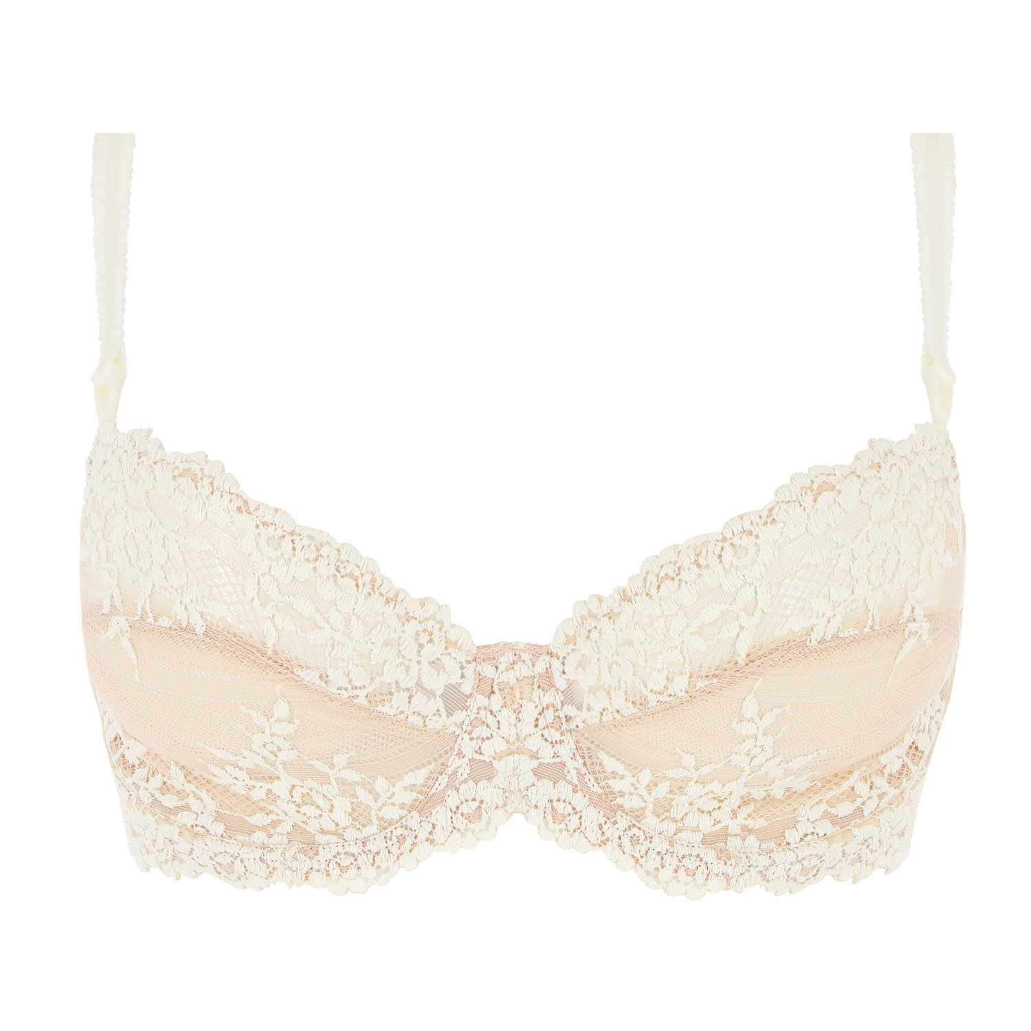 Wacoal 2 pieces lingerie set Embrace Lace Naturally Nude/Ivoire