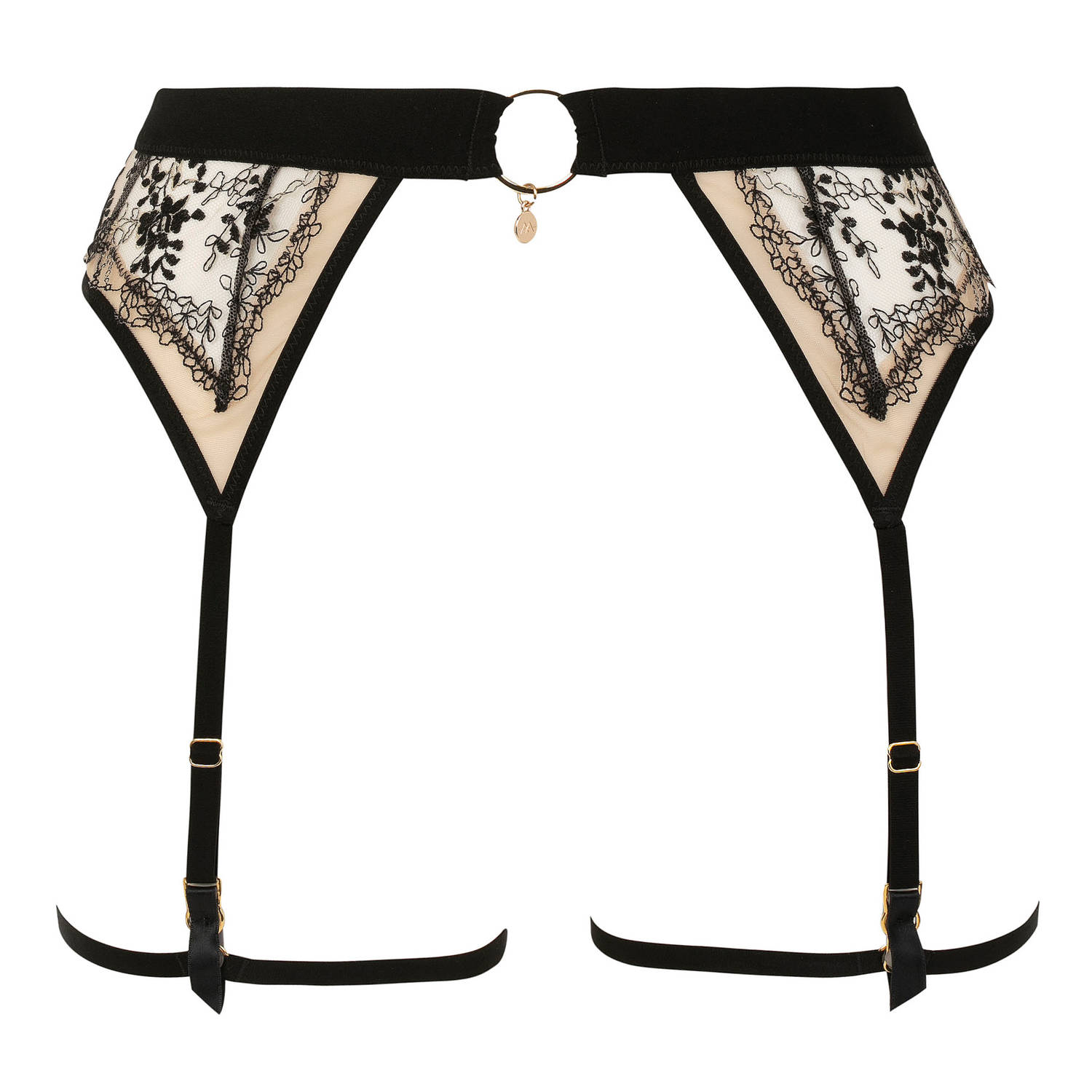 Atelier Amour 3 pieces lingerie set Après-Minuit Black