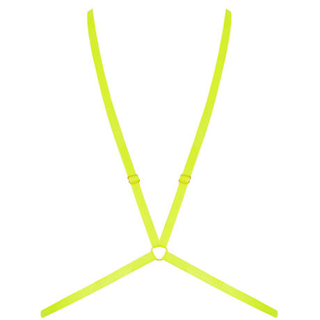 Maison Close 6 pieces lingerie set Corps à Corps Néon Bleu Or