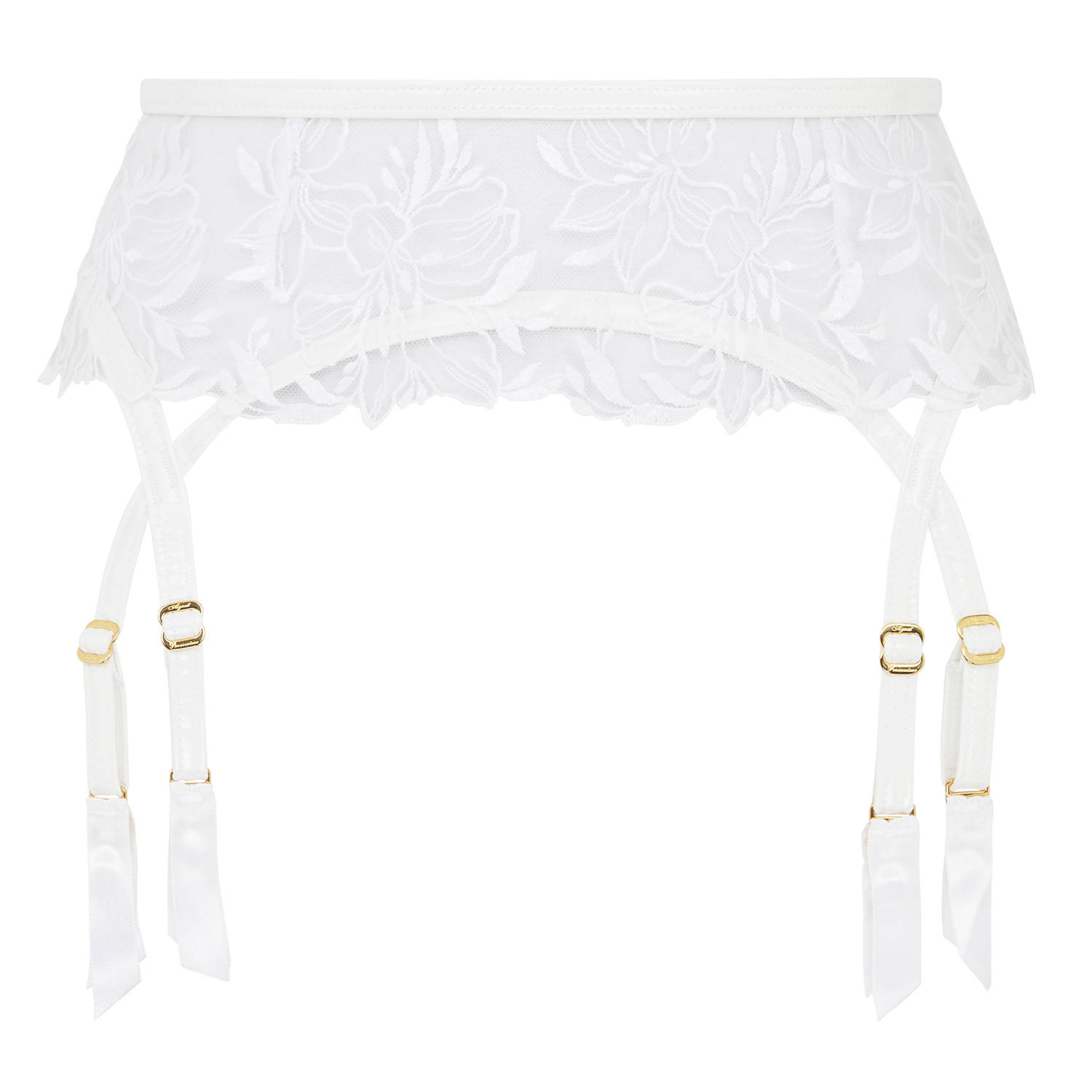 Agent Provocateur ensemble lingerie 3 pièces Ozella Blanc