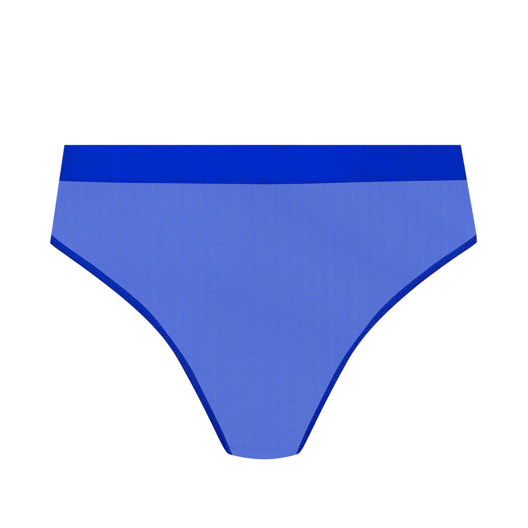 Maison Close 2 pieces lingerie set Corps à Corps Néon Bleu Or