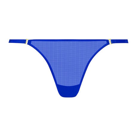 Maison Close 3 pieces lingerie set Corps à Corps Néon Bleu Or