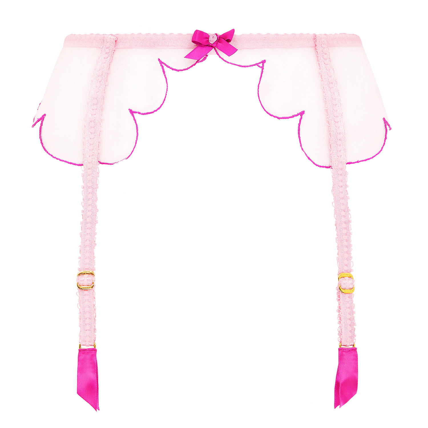 Agent Provocateur ensemble lingerie 3 pièces Lorna Baby Pink/Magenta