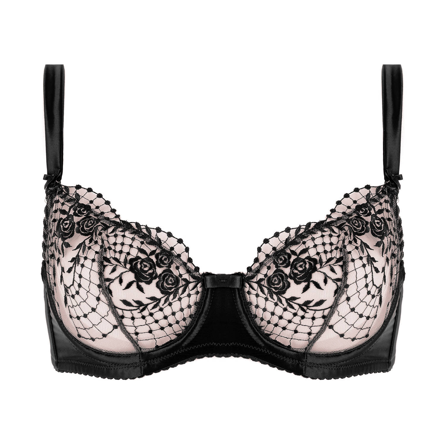 Demi-cup bra Dita Von Teese Julie's Roses