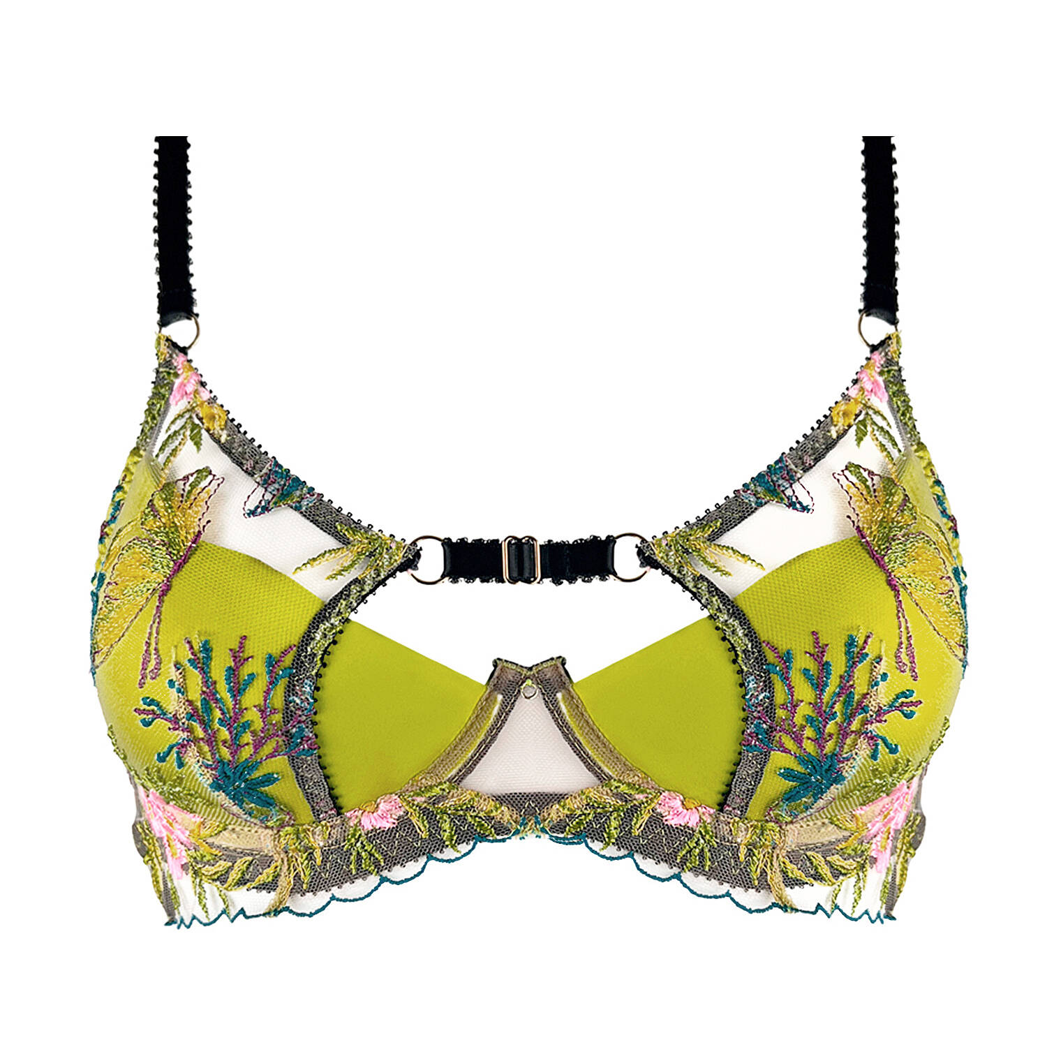 Edge o' Beyond 3 pieces lingerie set Keri Lime