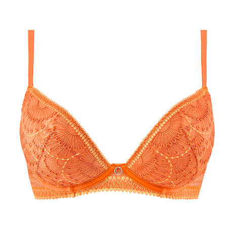 Aubade 2 pieces lingerie set Pure Vibration Orange Pulp