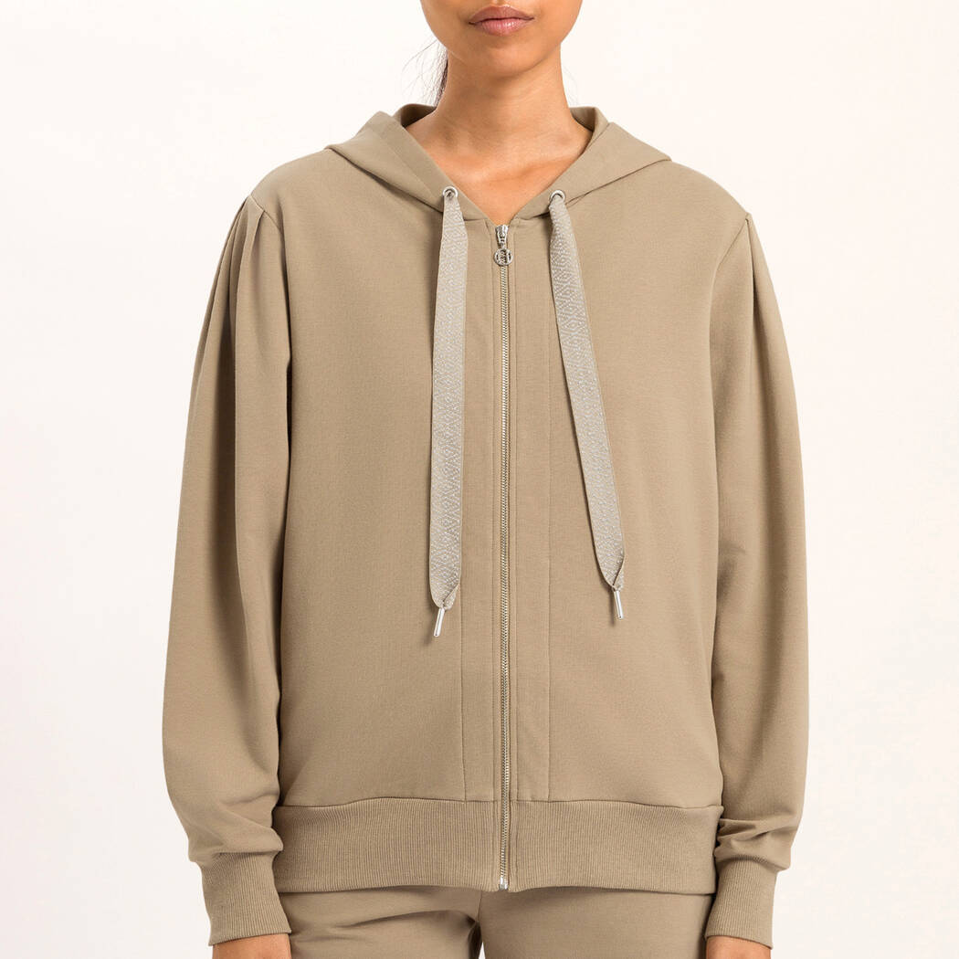 Cotton hoodie Hanro Natural Living