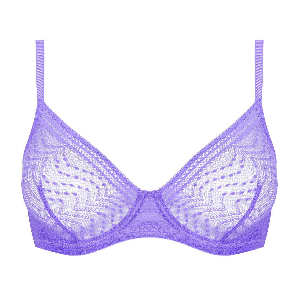 Huit 2 pieces lingerie set Éclatante Purple