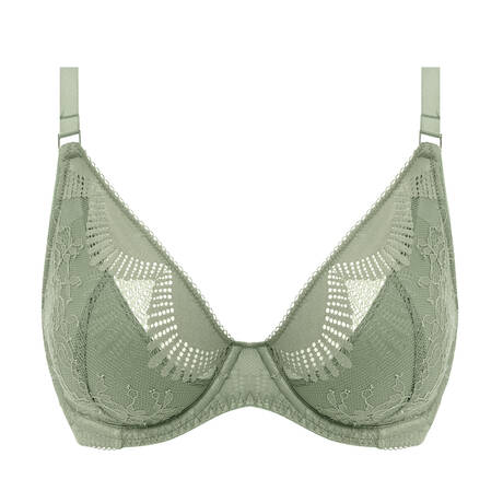 Wacoal 2 pieces lingerie set Sensu Lace Silk Green