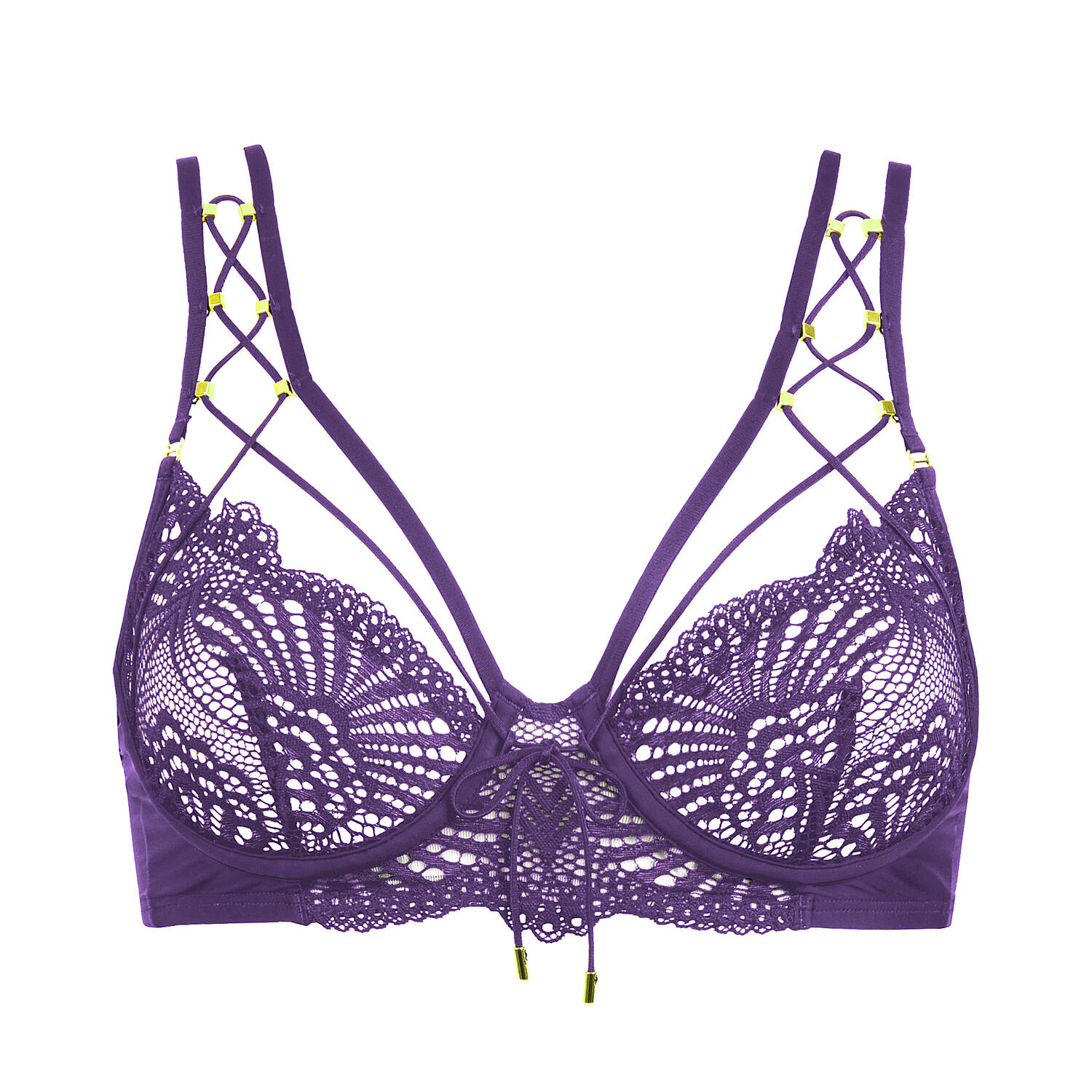Atelier Amour 2 pieces lingerie set Enlace moi Purple