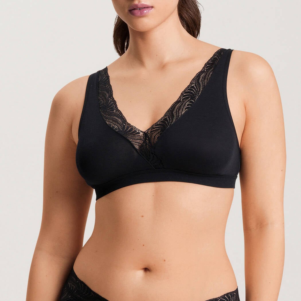 Cotton triangle bra Hanro Cotton Delight