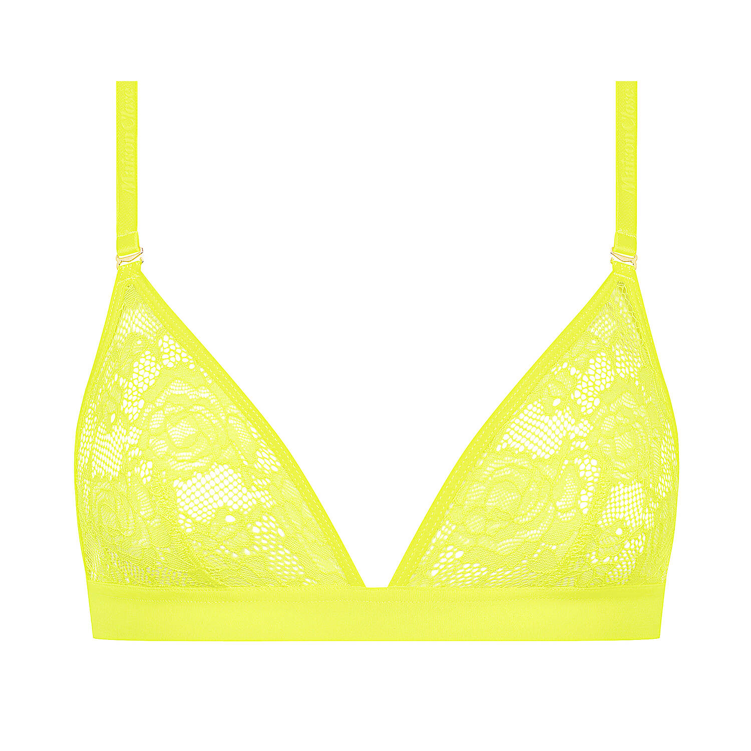 Maison Close 2 pieces lingerie set Flashback Néon Jaune Fluo