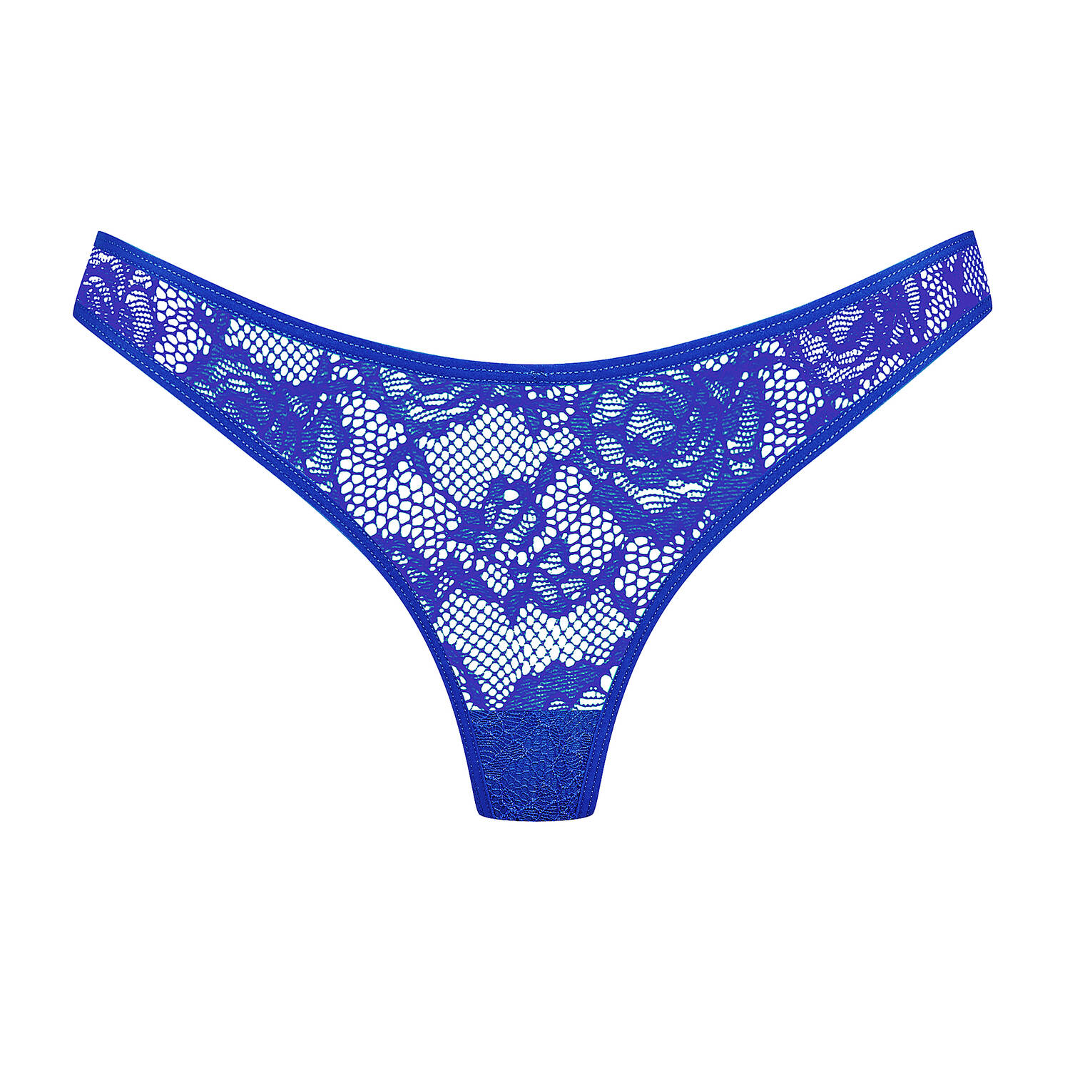 Maison Close 2 pieces lingerie set Flashback Néon Bleu fluo
