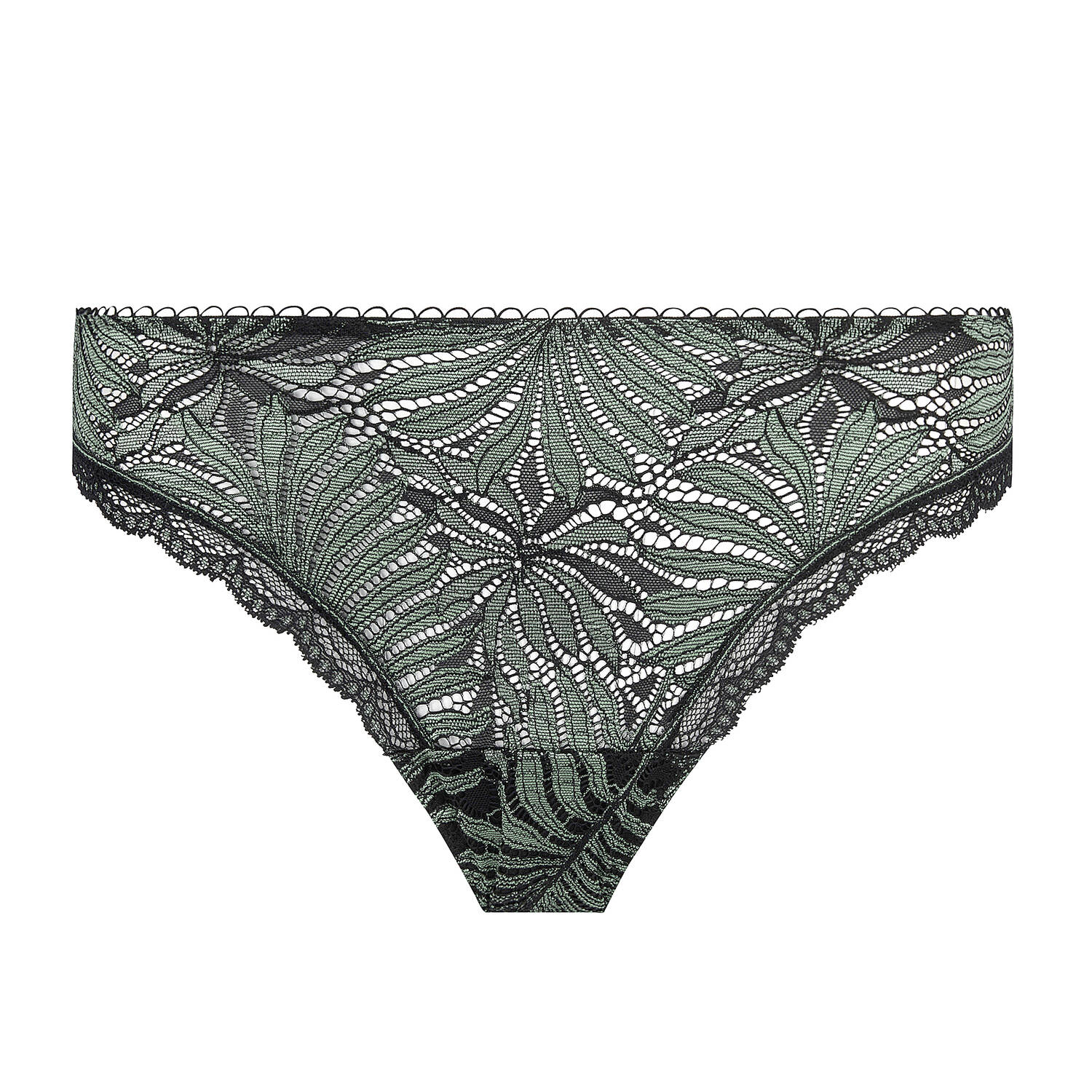 Lace charm brief Antigel Jungle du Soir