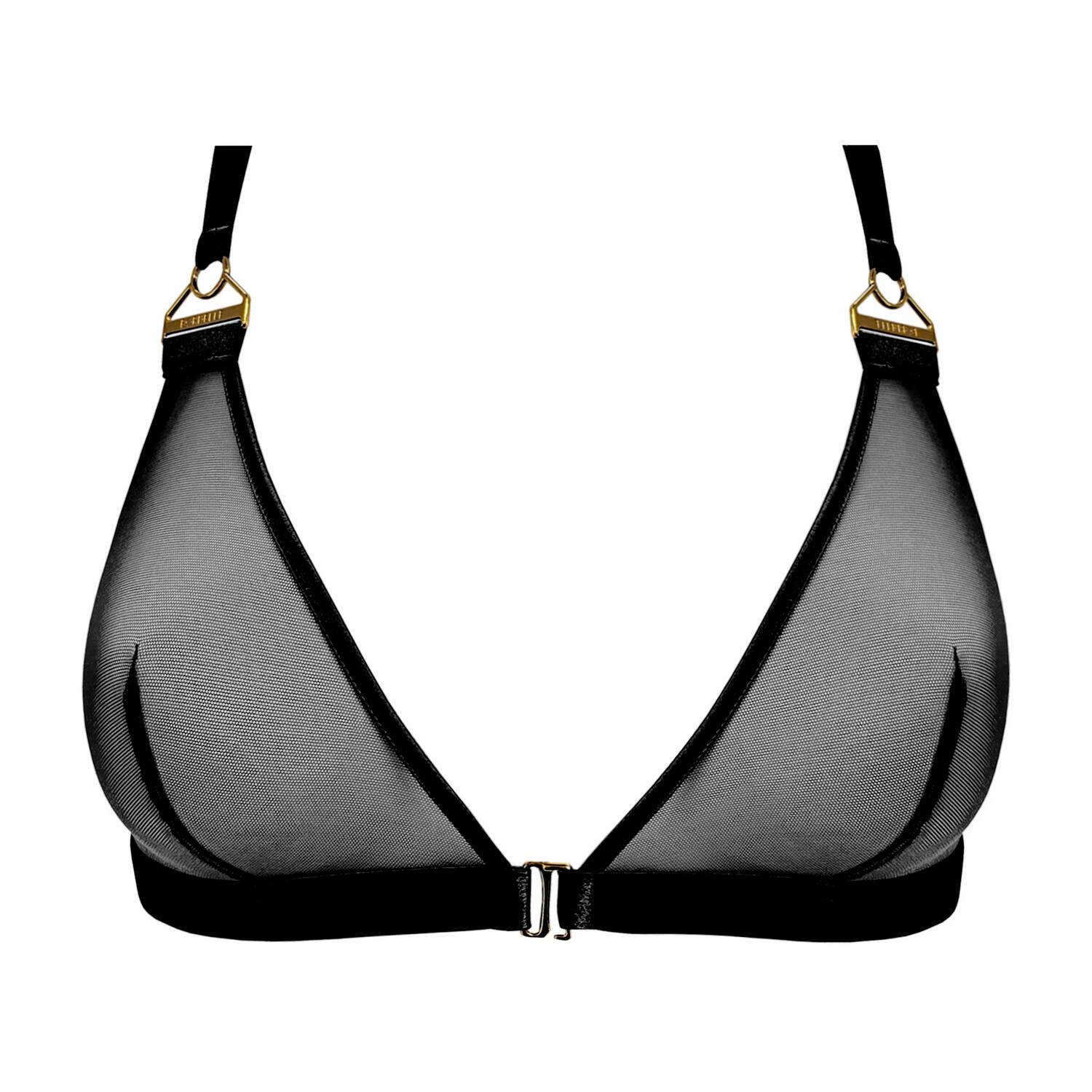 Triangle bra with front opening Bordelle New Signature