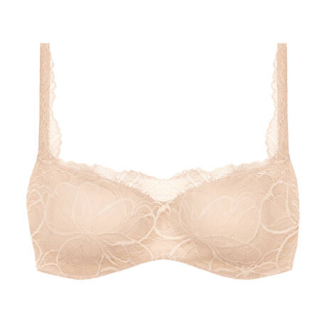 Triumph 2 pieces lingerie set Body Make-Up Illusion Lace Nude Beige