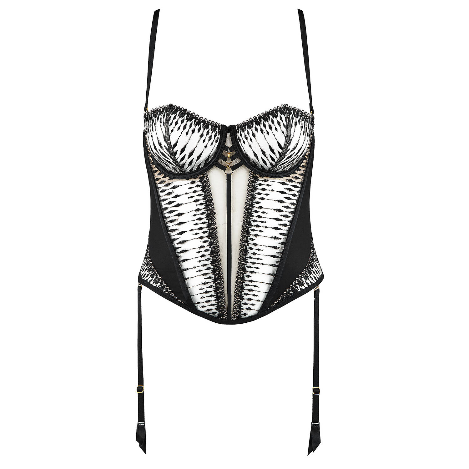 Aubade 2 pieces lingerie set Voodoo Kiss Millenium Black