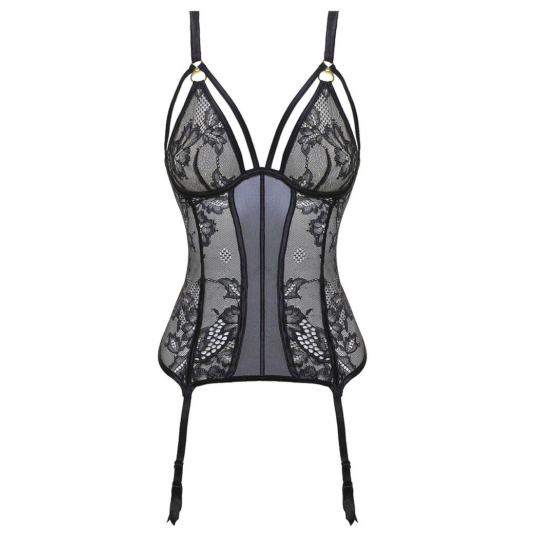 Lace basque Prelude Deep Blue