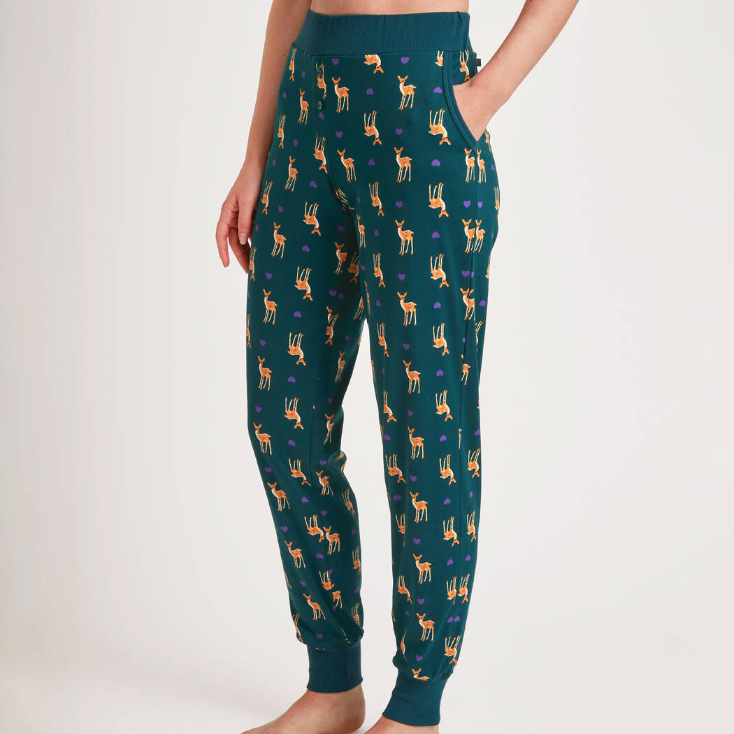 Cotton pajama pants Calida Favourites Holidays