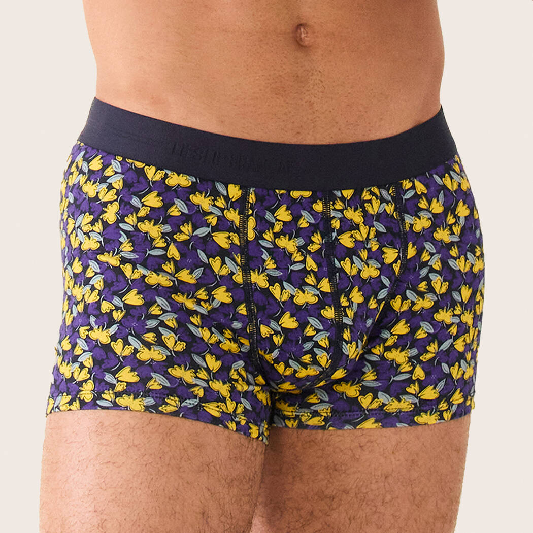 Boxer court homme Marius en coton Le Slip Français Les colorés