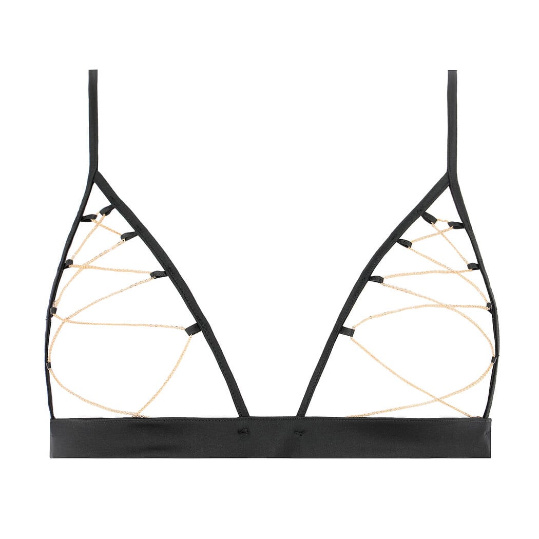 Silk ouvert bra LIVY Dark Sully