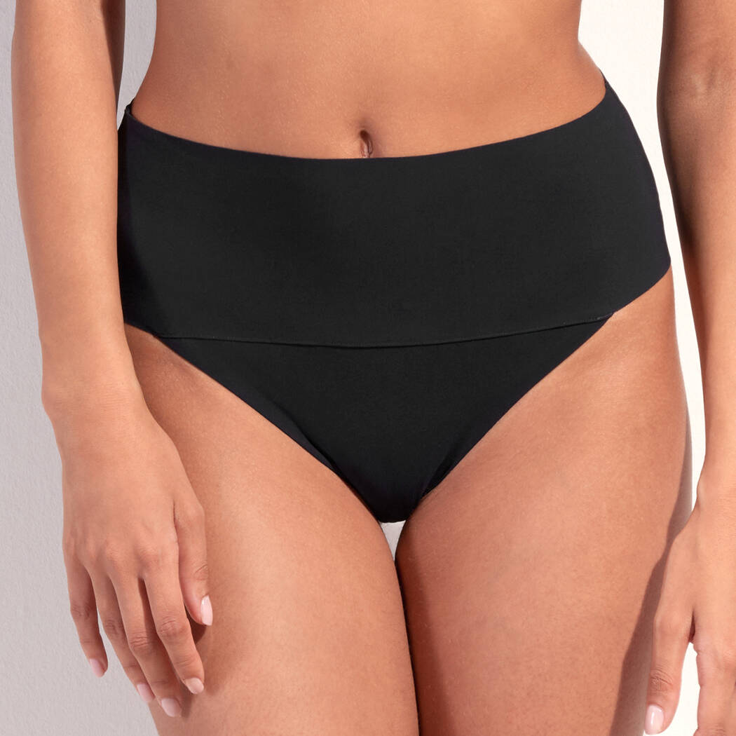 High-waisted bikini bottom Angie Pain de Sucre Sensitive Uni life Cut