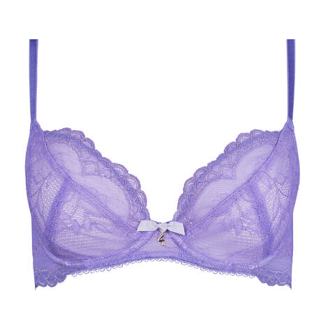 Gossard 3 pieces lingerie set Superboost Lace Purple Hebe