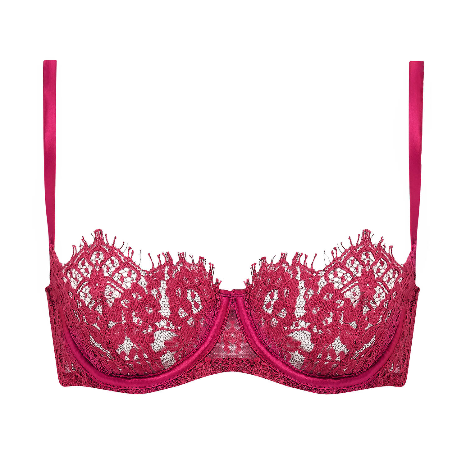 Lace demi-cup bra Coco de Mer Zaria