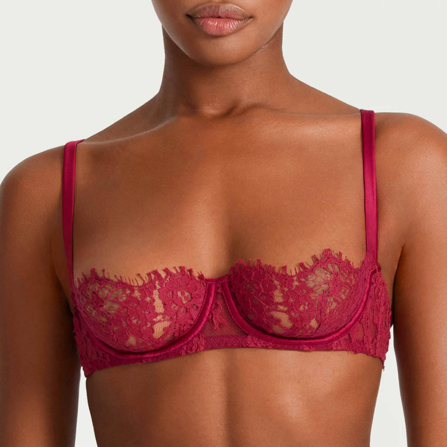 Lace demi-cup bra Coco de Mer Zaria