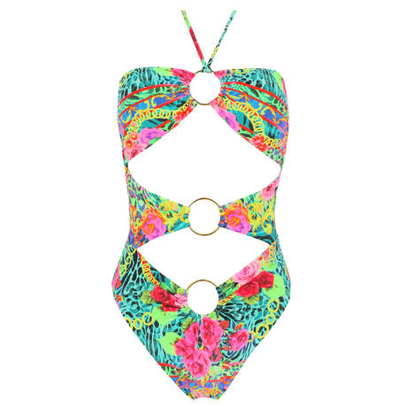 Wireless sexy cut / trikini Luli Fama Wild Blooms