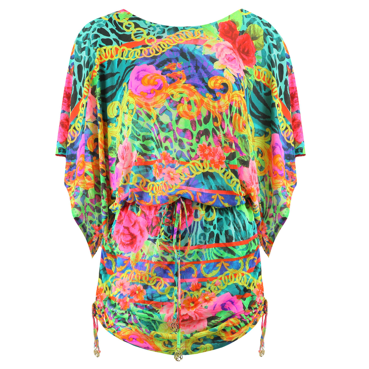 Beach cover up Luli Fama Wild Blooms
