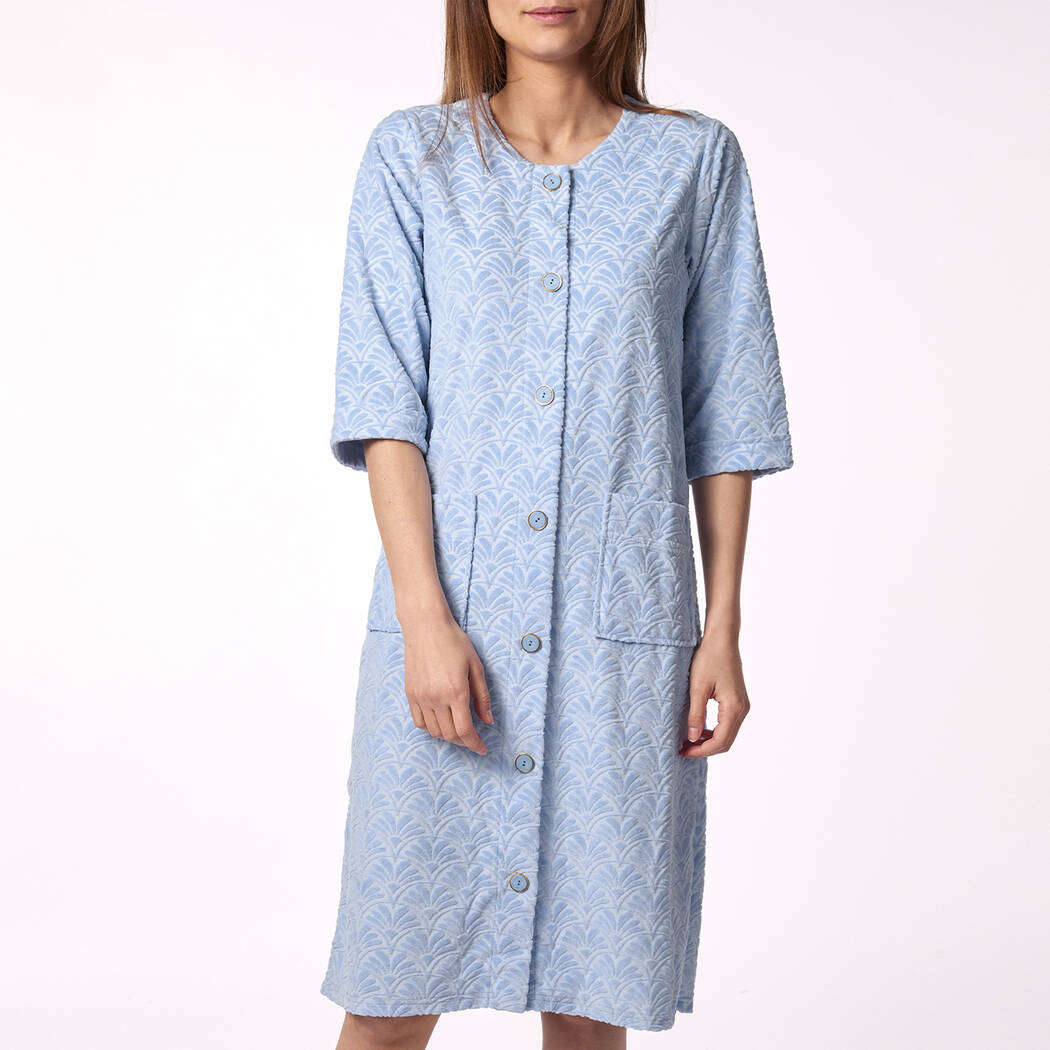 Terry cloth cotton robe Canat Claudie