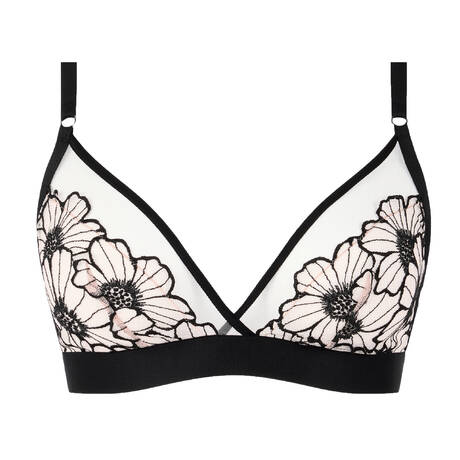 Chantelle 4 pieces lingerie set Pulp Lush Black/Soft Pink