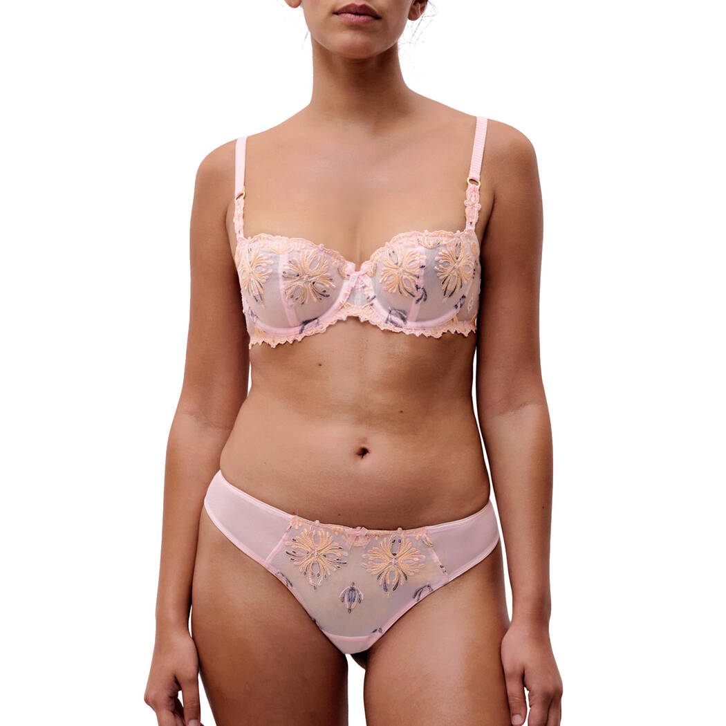Chantelle 2 pieces lingerie set Champs Elysées Nymphea Pink Multico