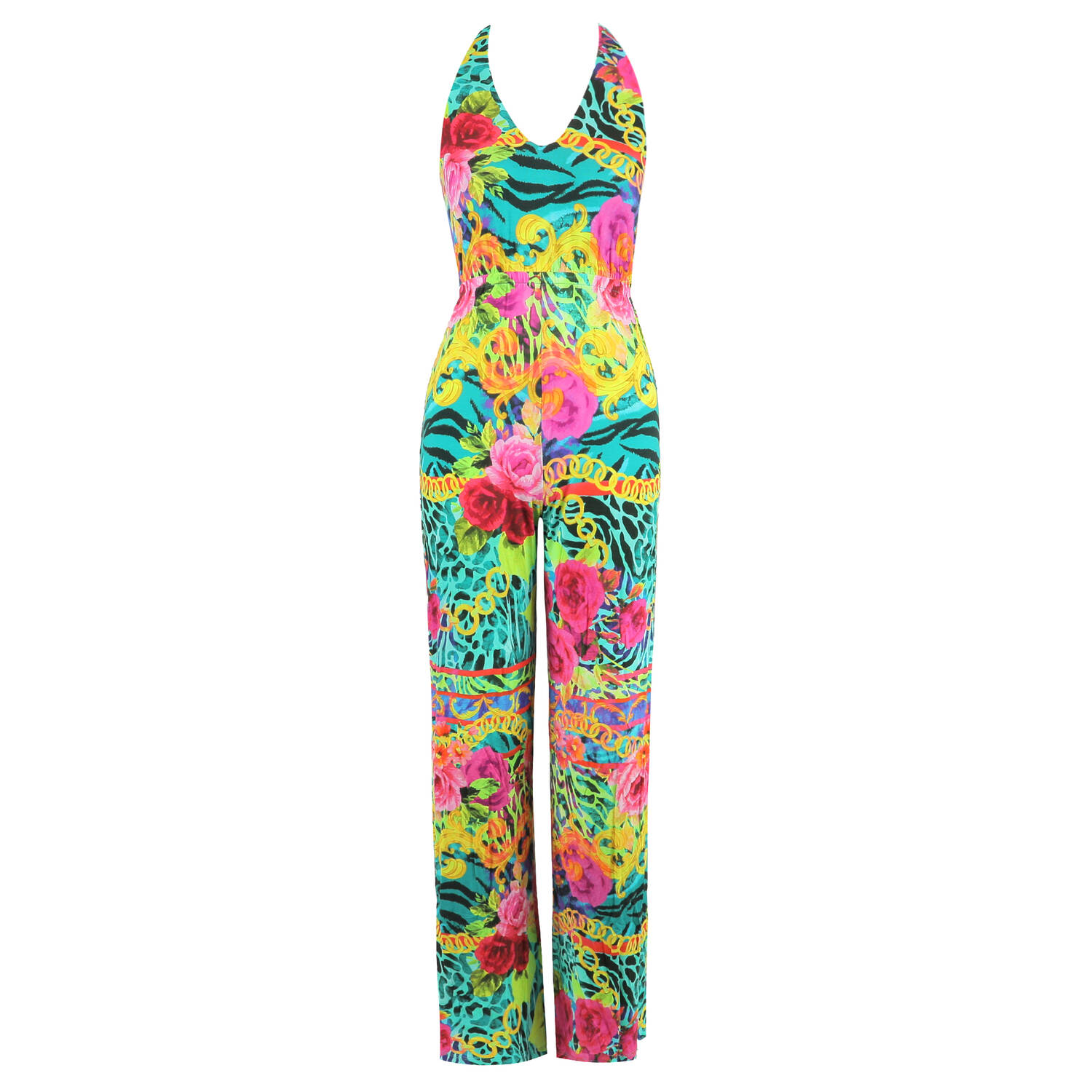 Beach jumpsuit Luli Fama Wild Blooms