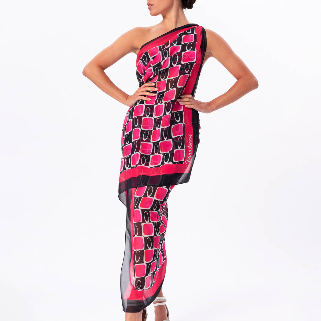 Beach sarong Maia Miradonna Checkers Game