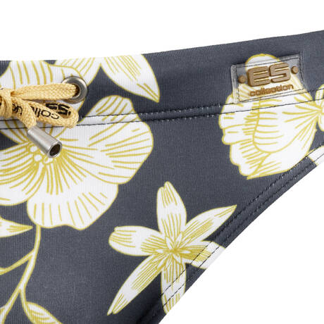 Men's swim brief ES Collection Black Sand