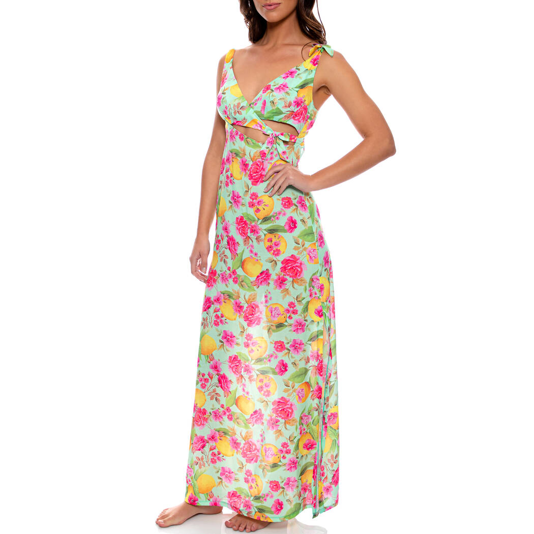 Long beach dress Luli Fama Limoncello