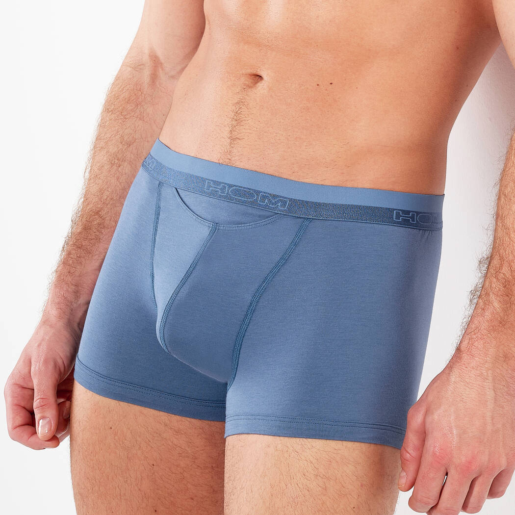 Cotton and modal men's boxer brief with HO1 opening HOM HO1