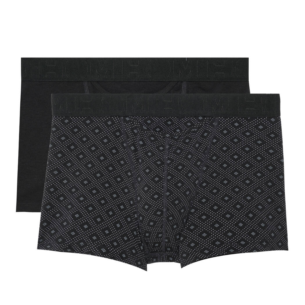 Cotton 2-pack men's boxer briefs with HO1 opening HOM Neels