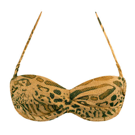 Luli Fama 3 pieces swimwear set Safari Sunsets Multicolor