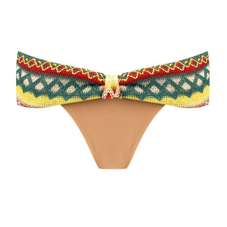 Bikini-Slip mit Umschlagbund Luli Fama High Noon Heat