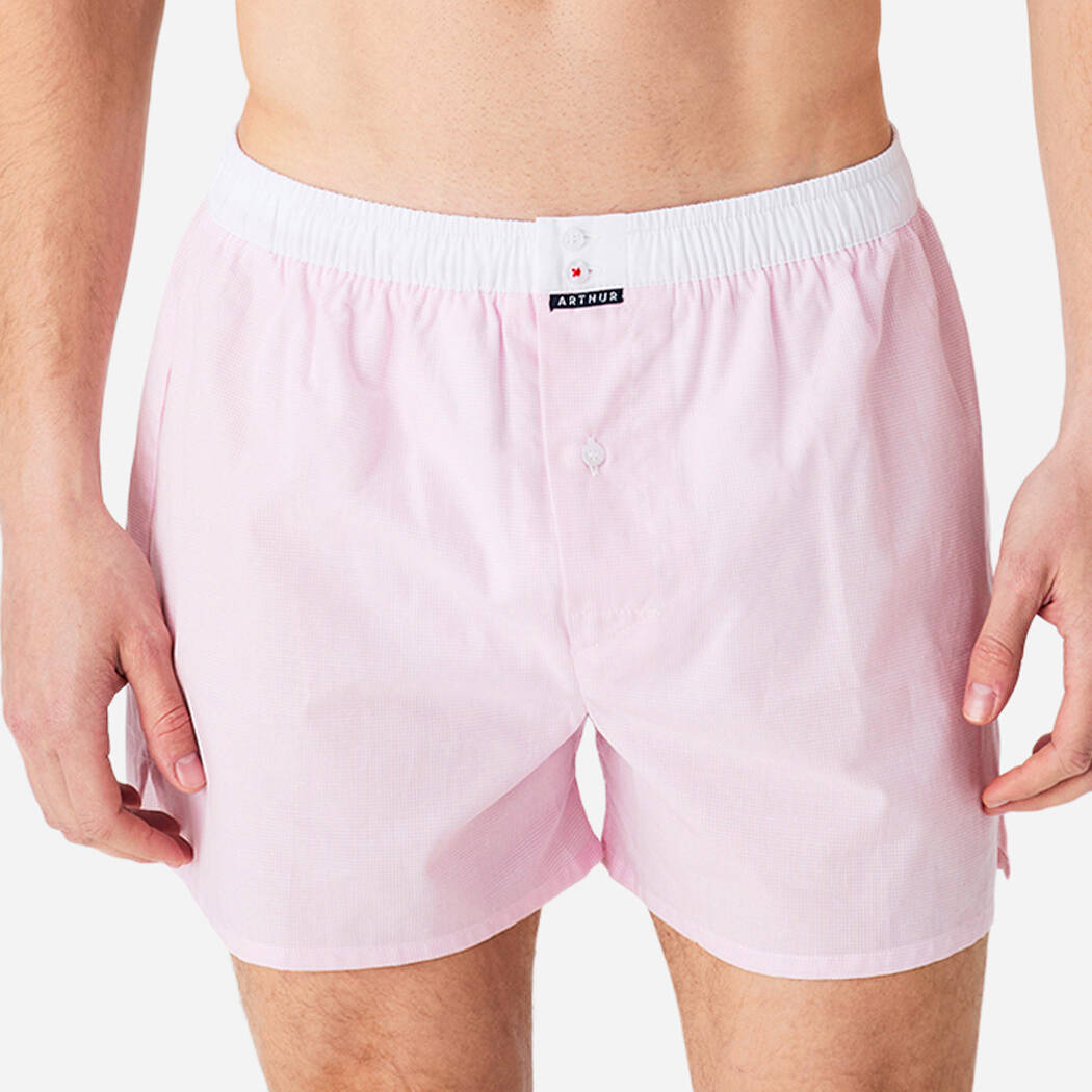 Cotton men's jockstrap boxer shorts Arthur Essentiels