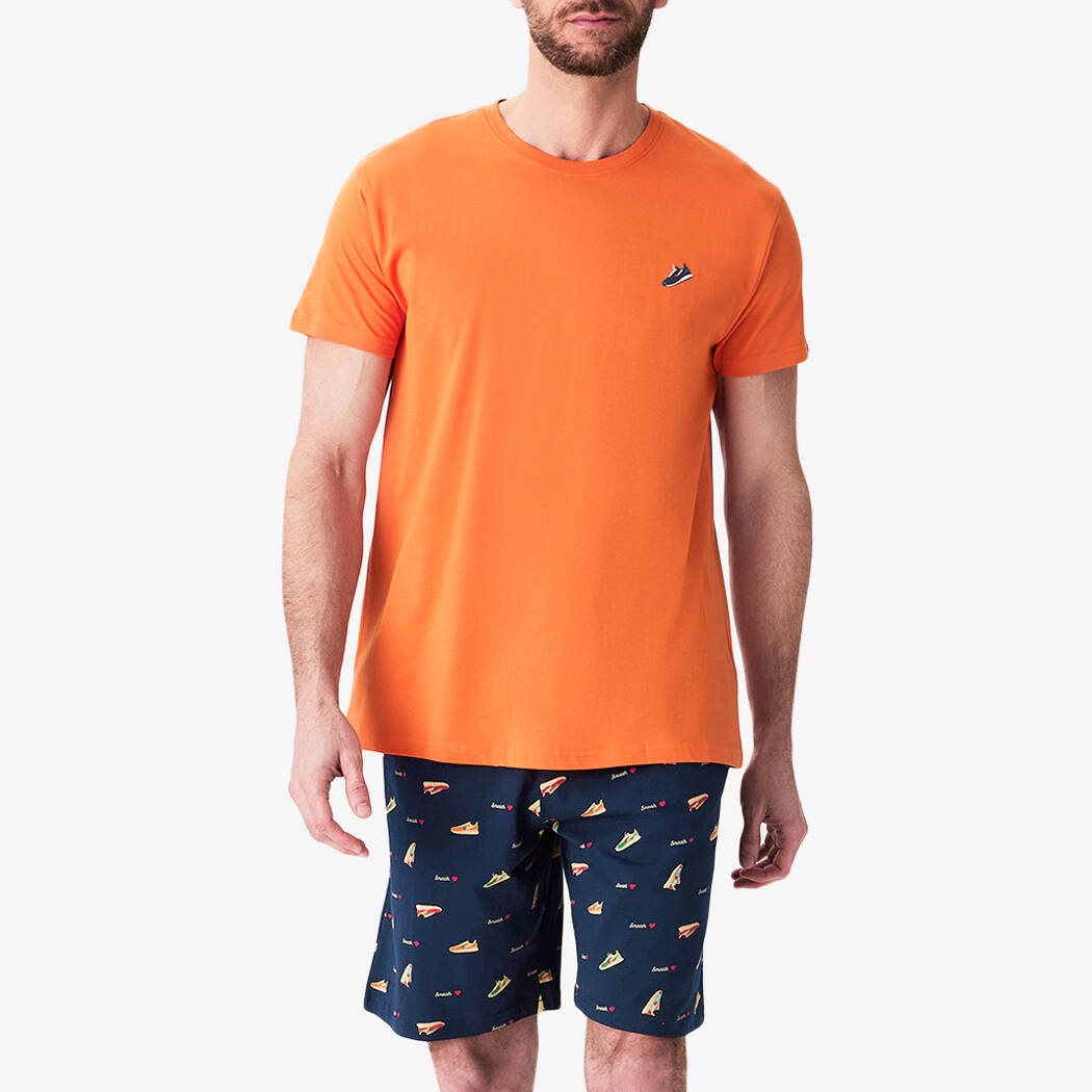 Cotton men's short pajamas Arthur Essentiels
