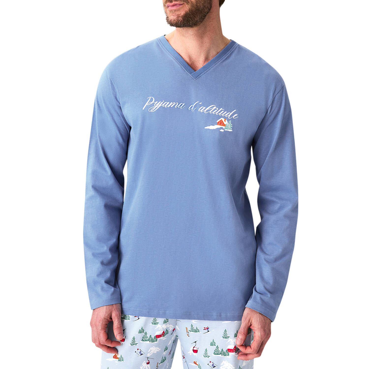 Cotton men's pajamas Arthur Les Chaleureux