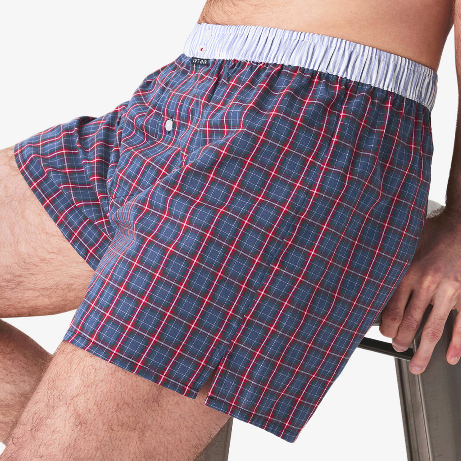 Cotton men's jockstrap boxer shorts Arthur Essentiels