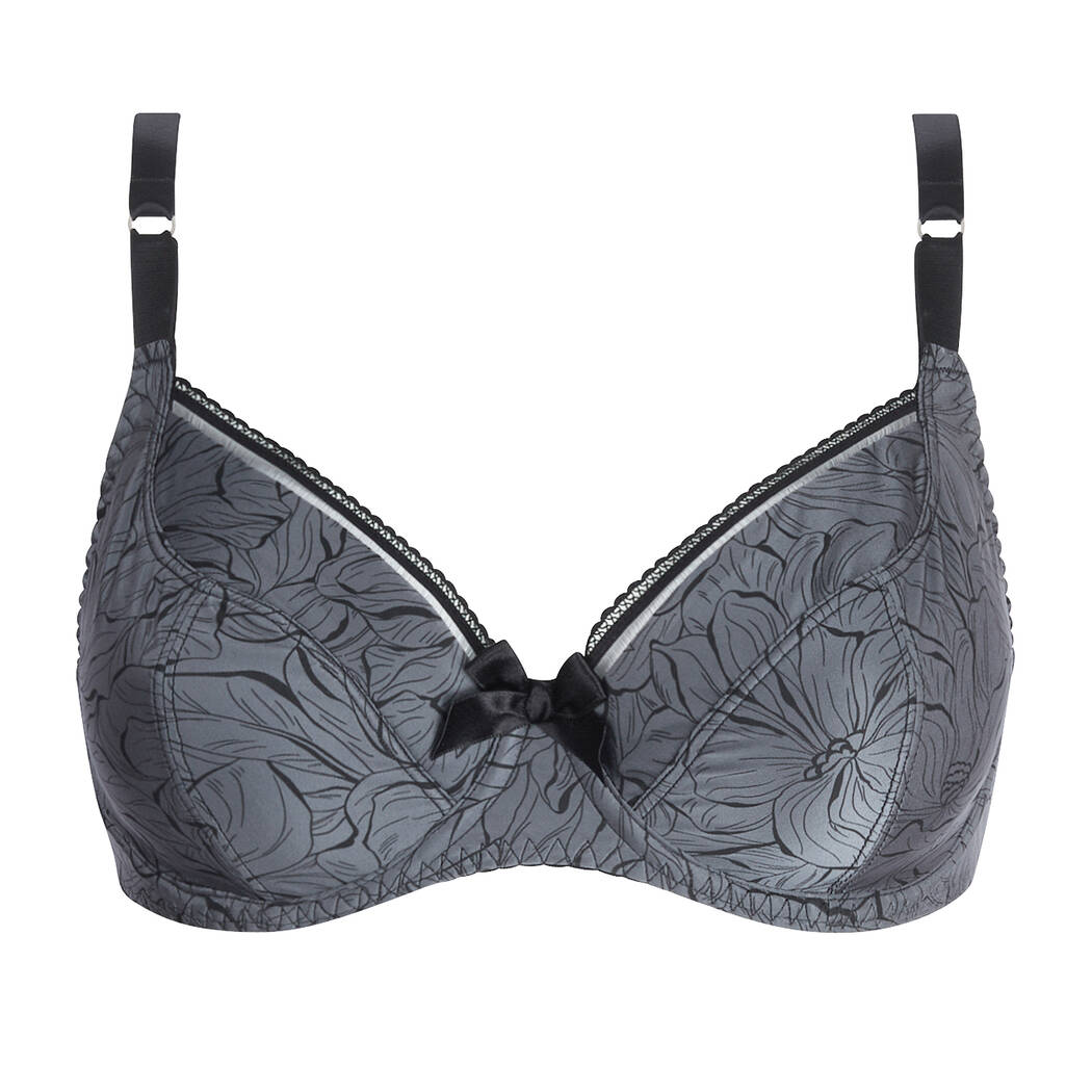 Demi-cup fitting bra Antigel Bureau Secret